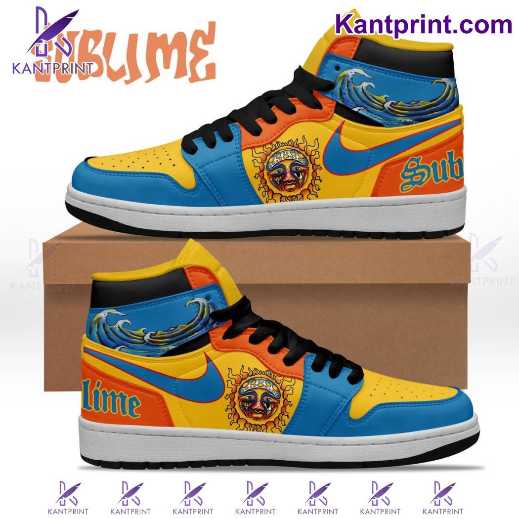 Sublime Band Logo Air Jordan High Top Shoes: Step into Rhythm and Style ...