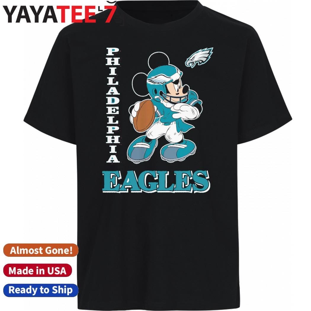 Philadelphia Eagles Quarterback Mickey Mouse 2024 Shirt - Yayatees7 ...