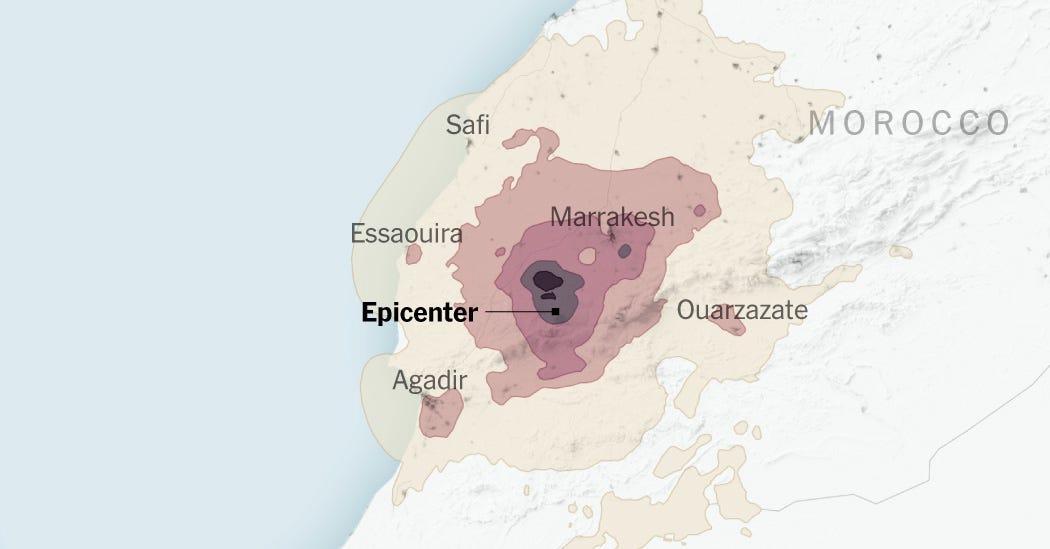 Mapping the Damage from the Earthquake in Morocco | by ...