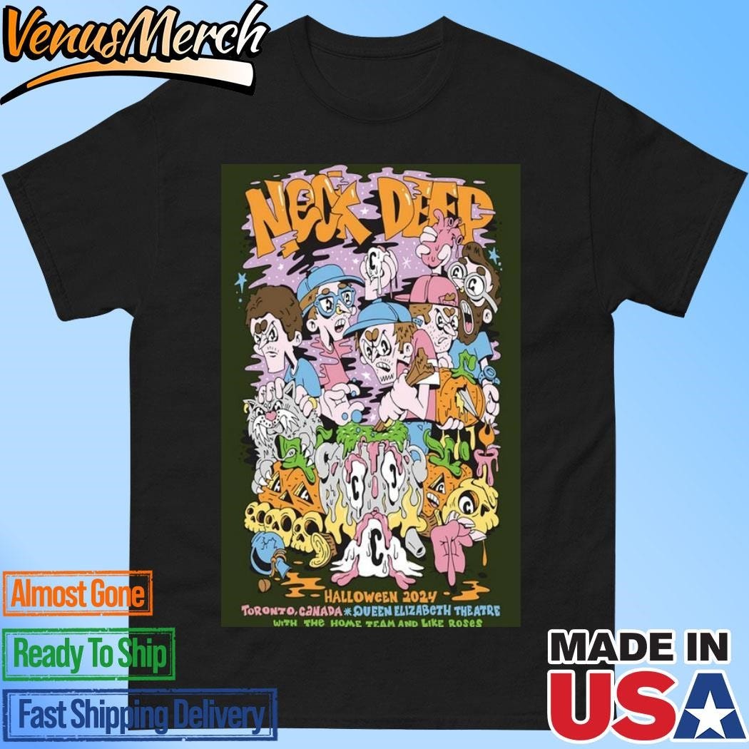 VenusMerch — Official Neck Deep Halloween Show In Toronto Canada On Oct ...