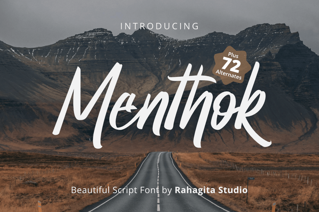 Menthok Font - Solarasculpt - Medium