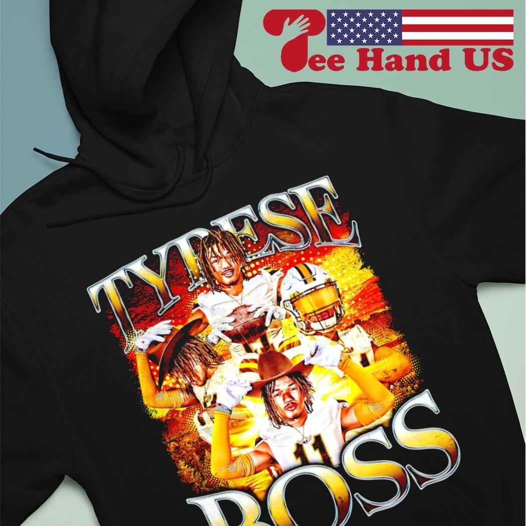 Tyrese Boss Wyoming Cowboys football graphic poster shirt | by ...
