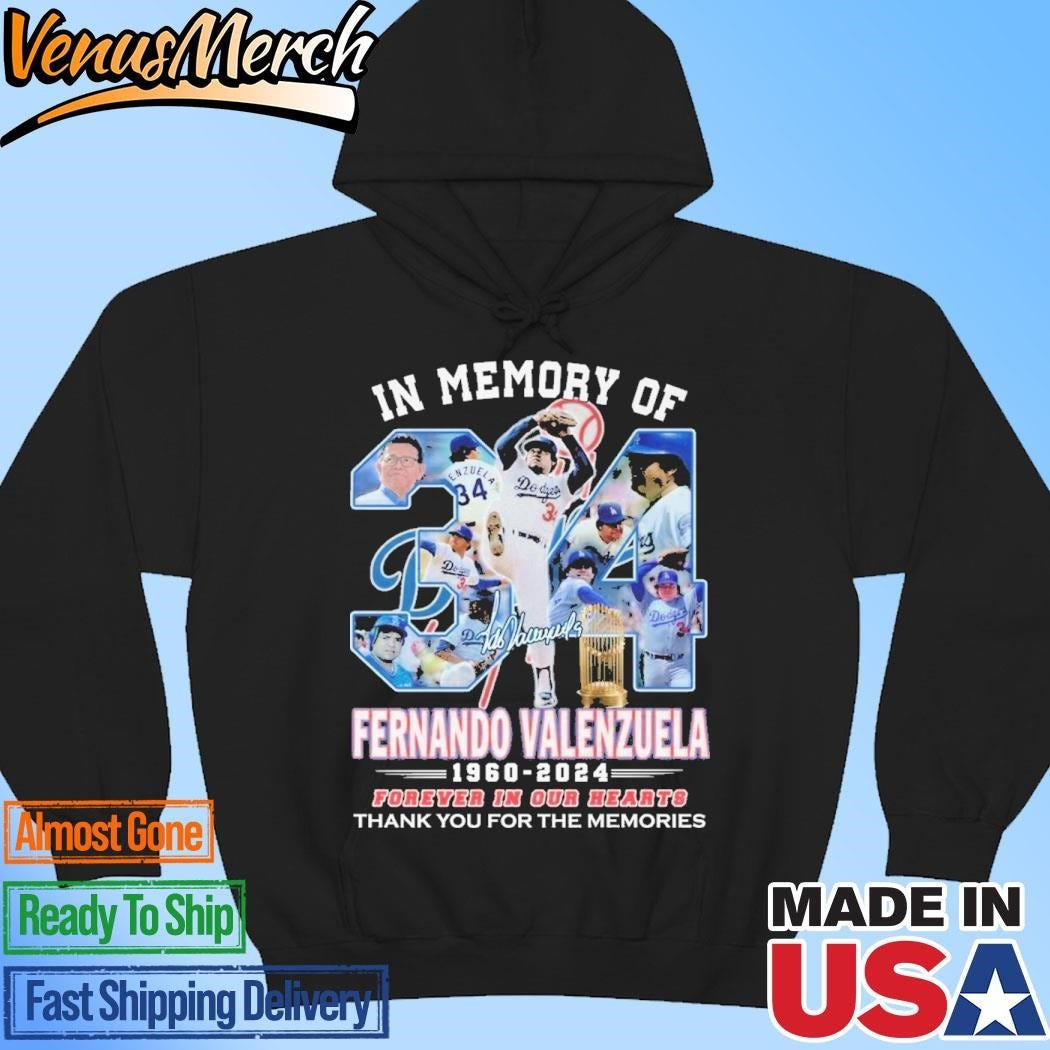 VenusMerch — Official Los Angeles Dodgers In Memory Of Fernando ...