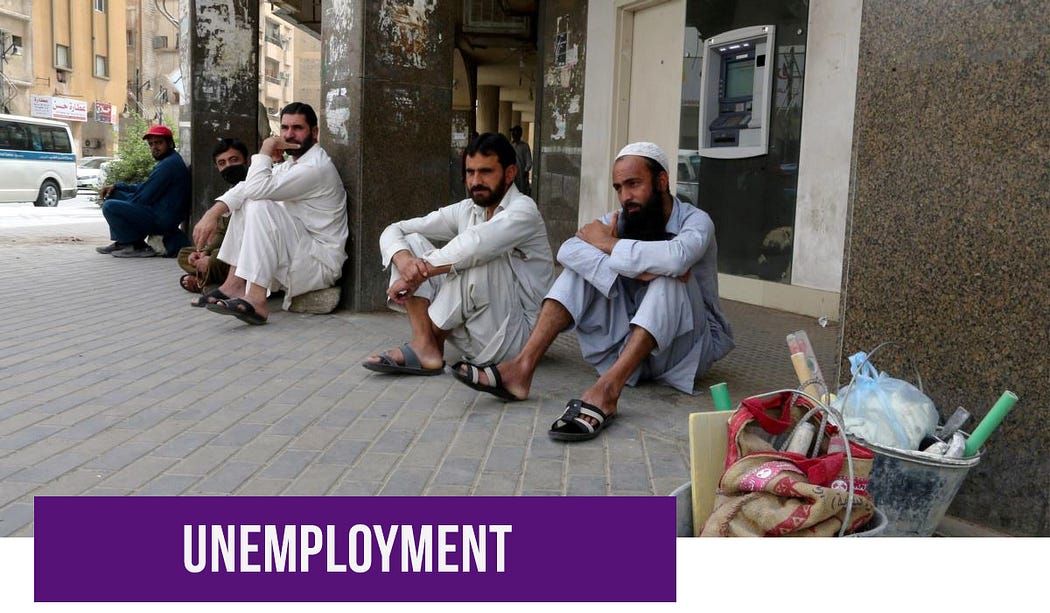 UNEMPLOYMENT…. When people have no jobs , they are… | by Muhammad Nasir ...
