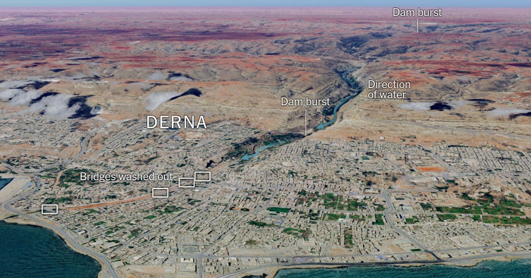 Maps: Where Floods Have Devastated Libya | by Ameerhamzakawishphysics ...