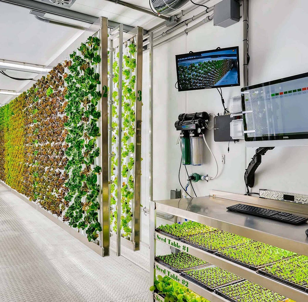 The Future of Food: Growing 2–4 Tons of Food in a Shipping Container in ...