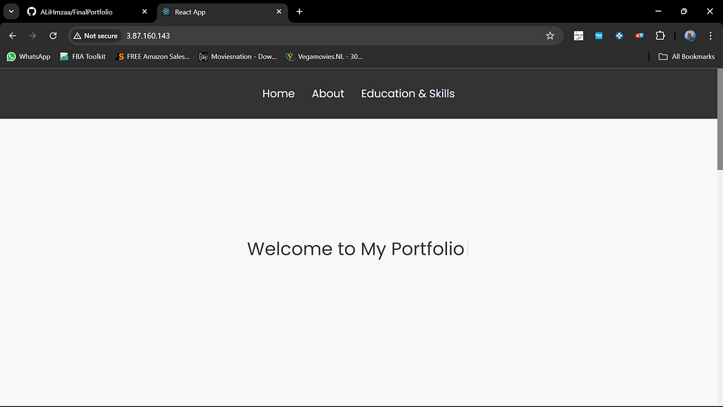 How I Built and Deployed My Portfolio Website Using React and AWS | by ...