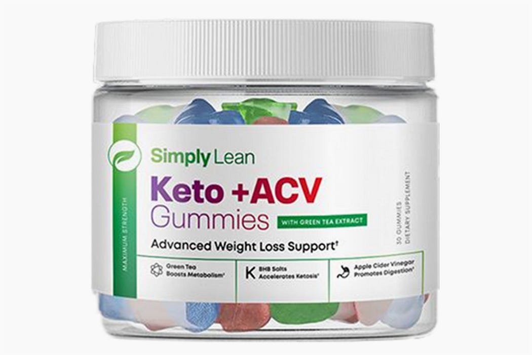 Simply Lean Keto + ACV Gummies Formula | by Health Shop | Medium