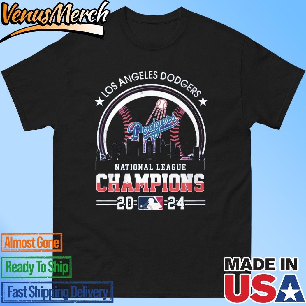 VenusMerch — Official Los Angeles Dodgers NLCS Champions 2024 T-Shirt ...