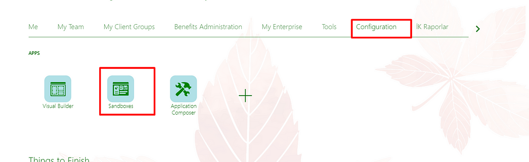 Adding Reports To The Screen With Oracle Fusion Sandbox Kaan Can Calkan