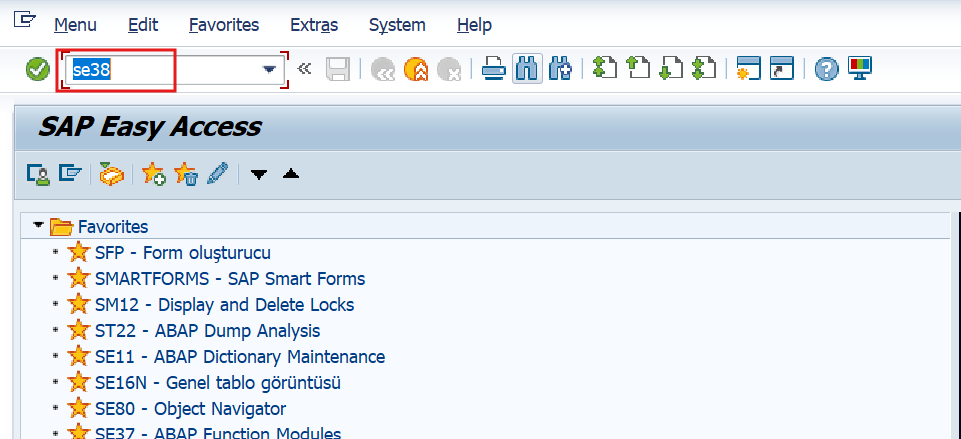 SAP ABAP Rapor Oluşturma (SE38)|İlk Program - SAP, SAP Blog