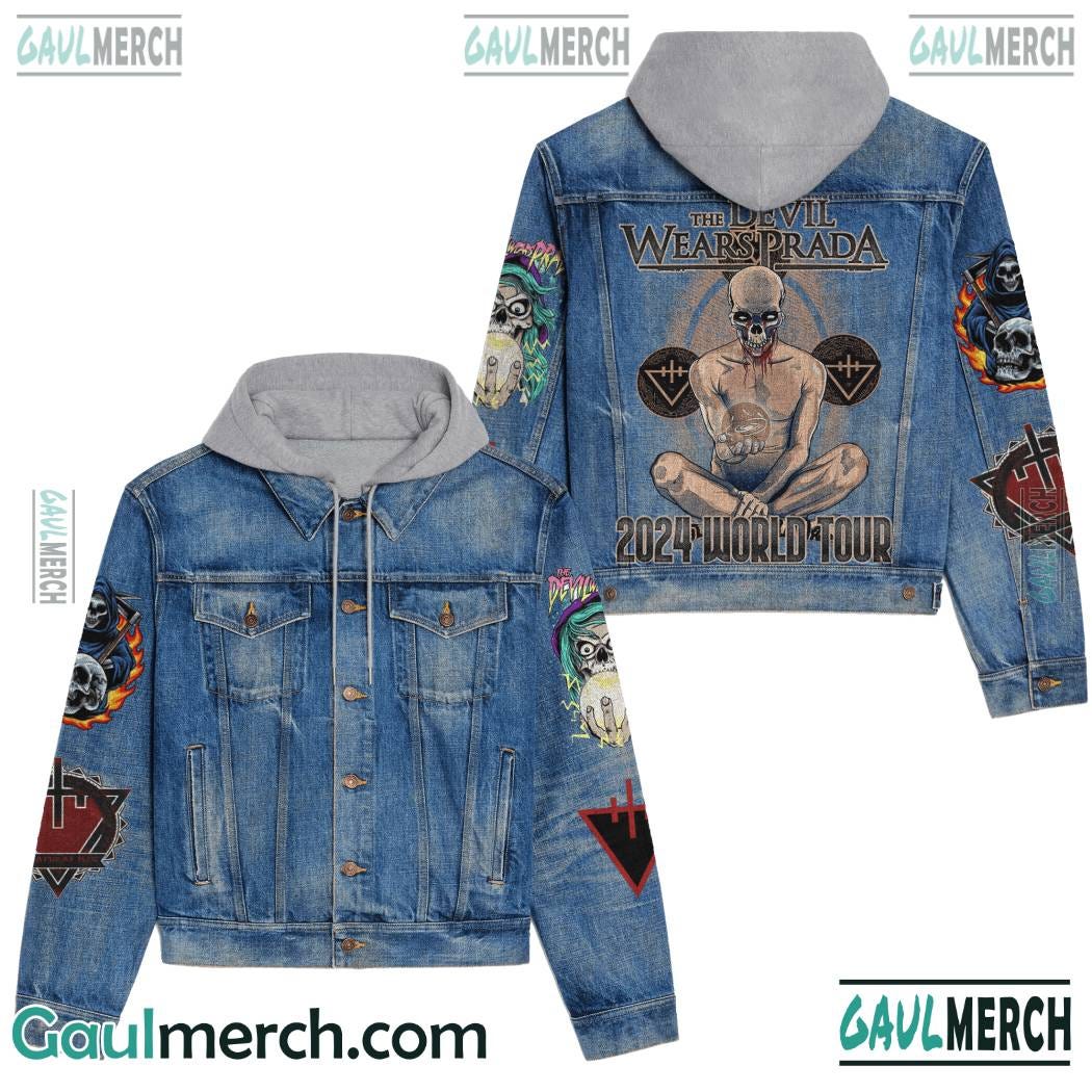 The Devil Wears Prada World Tour Skull Jean Jacket Hoodie | by Thu ...