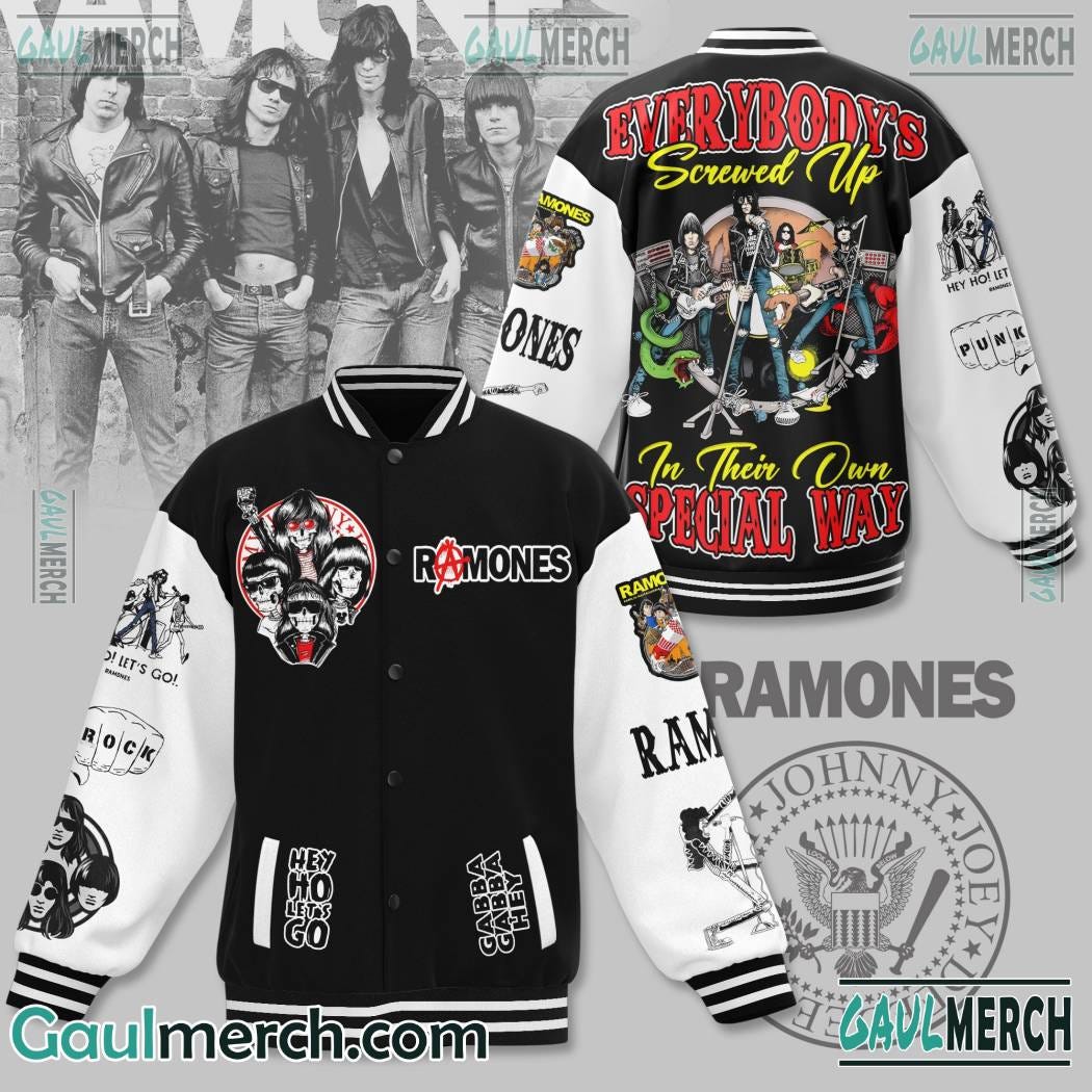 Embrace Your Uniqueness Ramones Everybody’s Screwed Up In Their Own Special Way Jacket | by ...