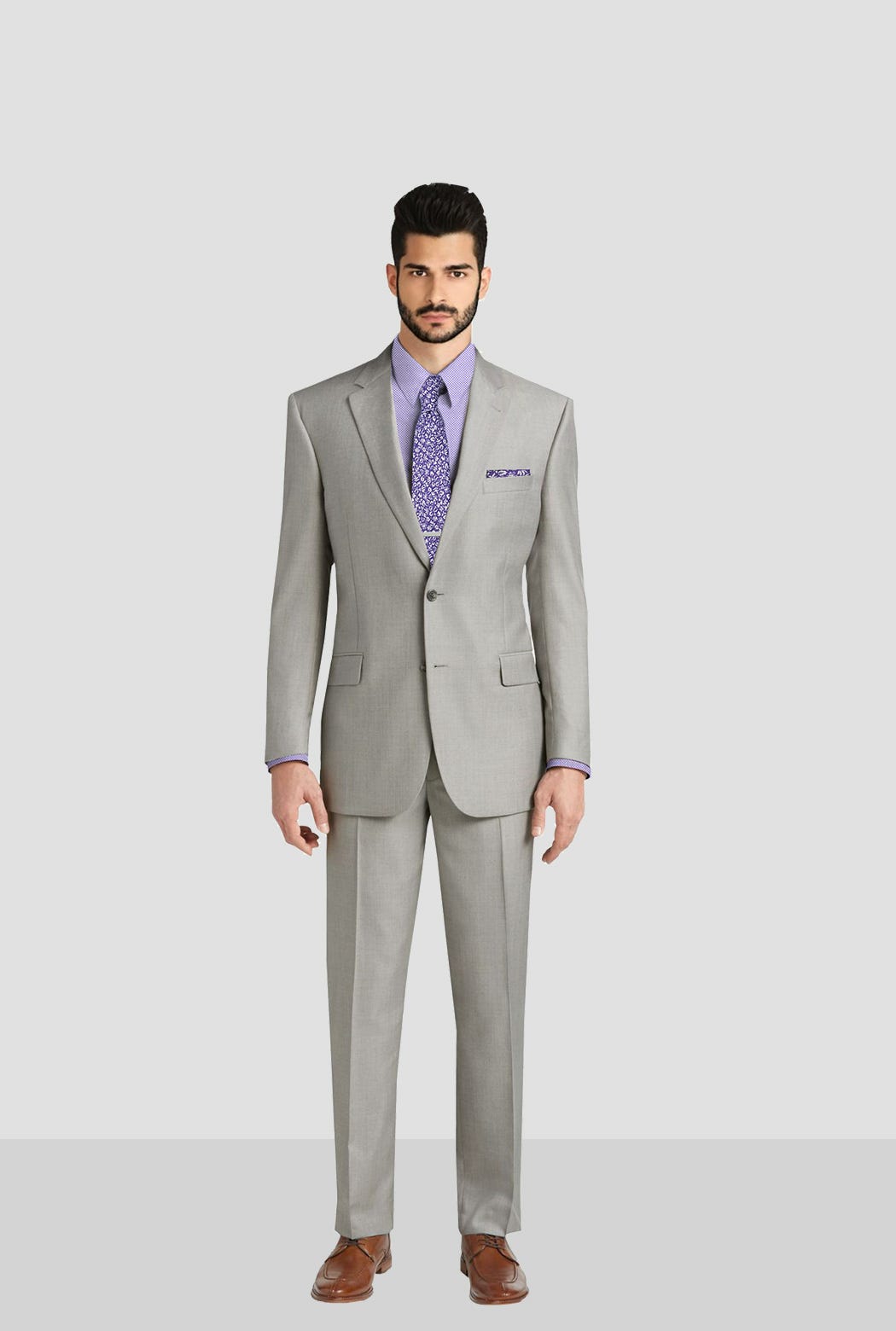 Mens Grey Custom Suit. Light Grey Custom Suit | Mens Custom… | by ...