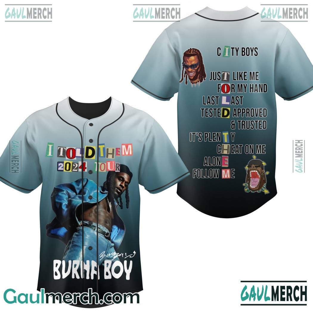 Feel the Rhythm Embrace the Message The Burna Boy I Told Them 2024 Tour ...