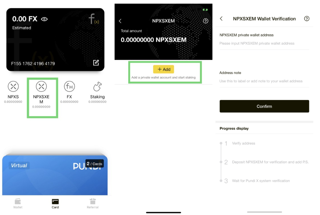 XWalletを使用してのステーク — NanoWalletとペアリンクしてXwalletとNPXSXEMでf(x)トークンをステークする手順 ...