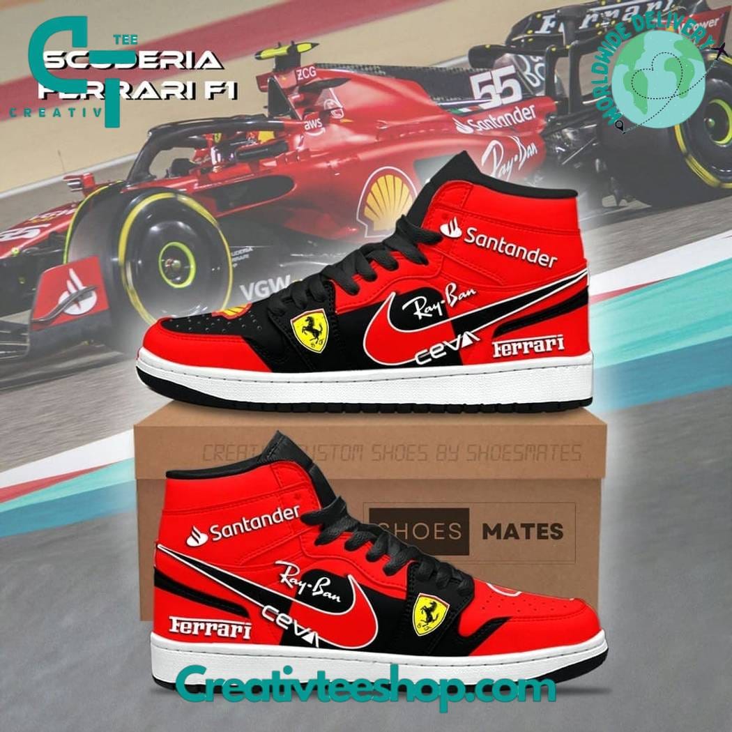Scuderia Ferrari F1 Racing Air Jordan 1 Sneaker | by Top Fashion | Jul, 2024 | Medium