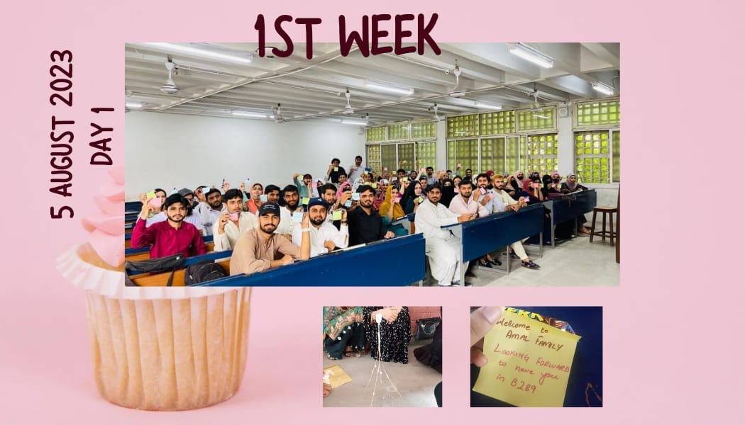 Start of Amal Journey. 1st two weeks at Amal | by Laiba Latif | Oct ...