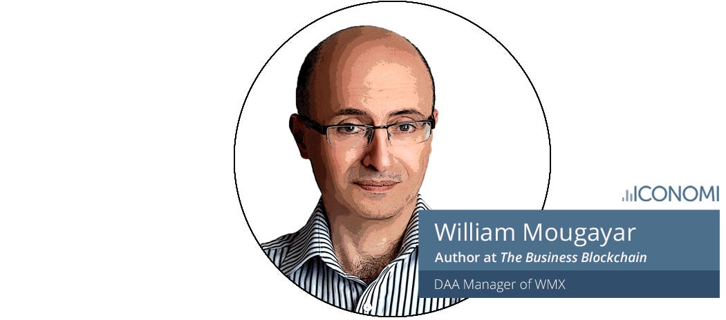 DAA Manager Insights: William Mougayar | by Matej Tomazin | ICONOMI ...