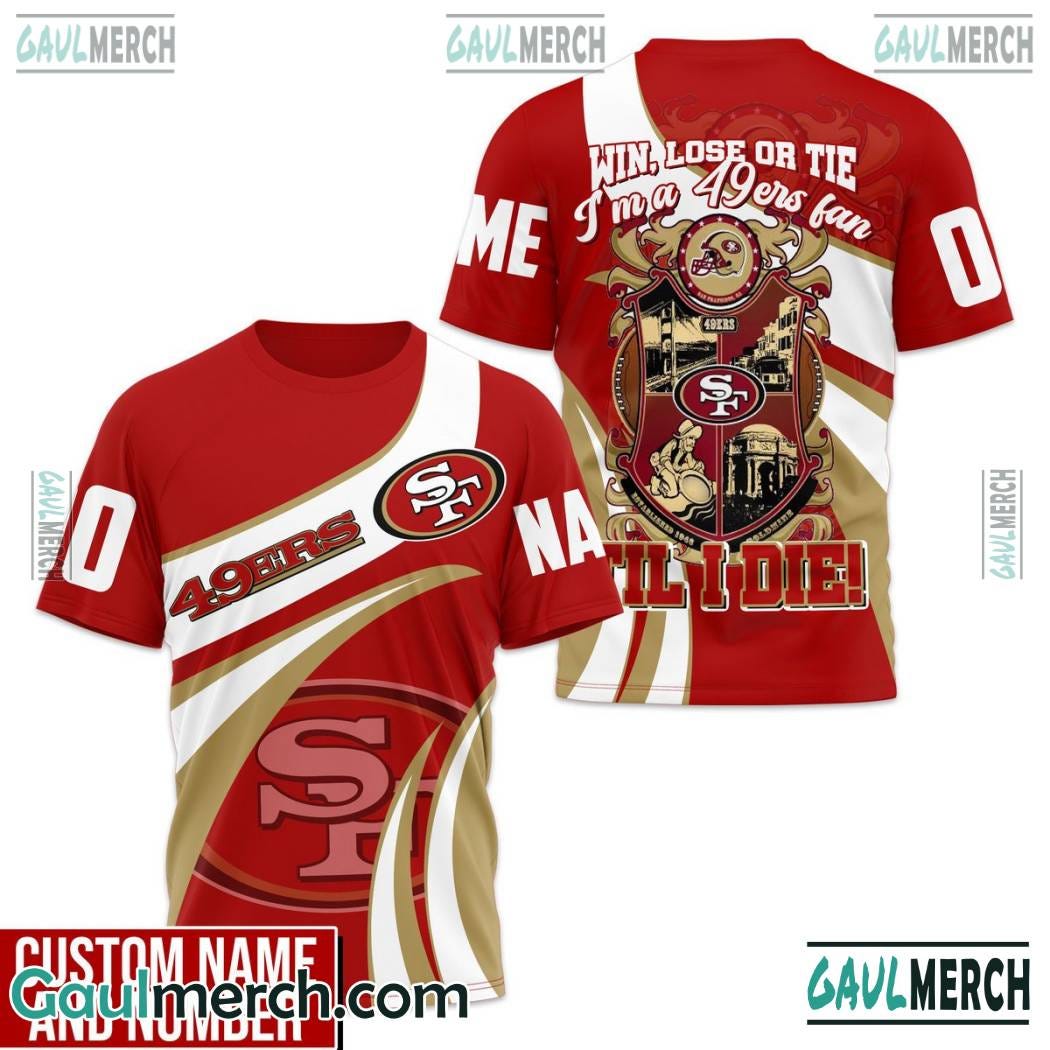 Rise and Red, Faithful Friend! Here's Your Niners Pride Anthem T-shirt ...