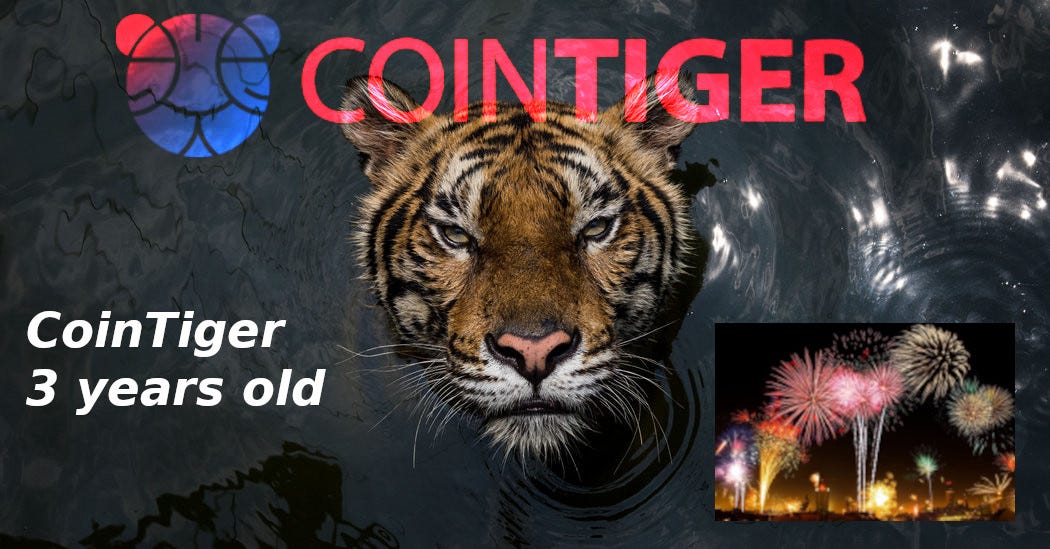 CoinTiger 3rd anniversary. CoinTiger 3 years old | by Önder TÜRKKAN ...