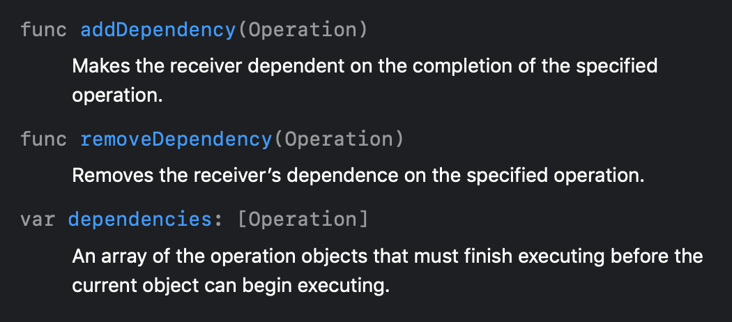 Operation(4)- Dependency. 안녕하세요~ nil 입니다. 오늘은 Operation의… | by dequ ...