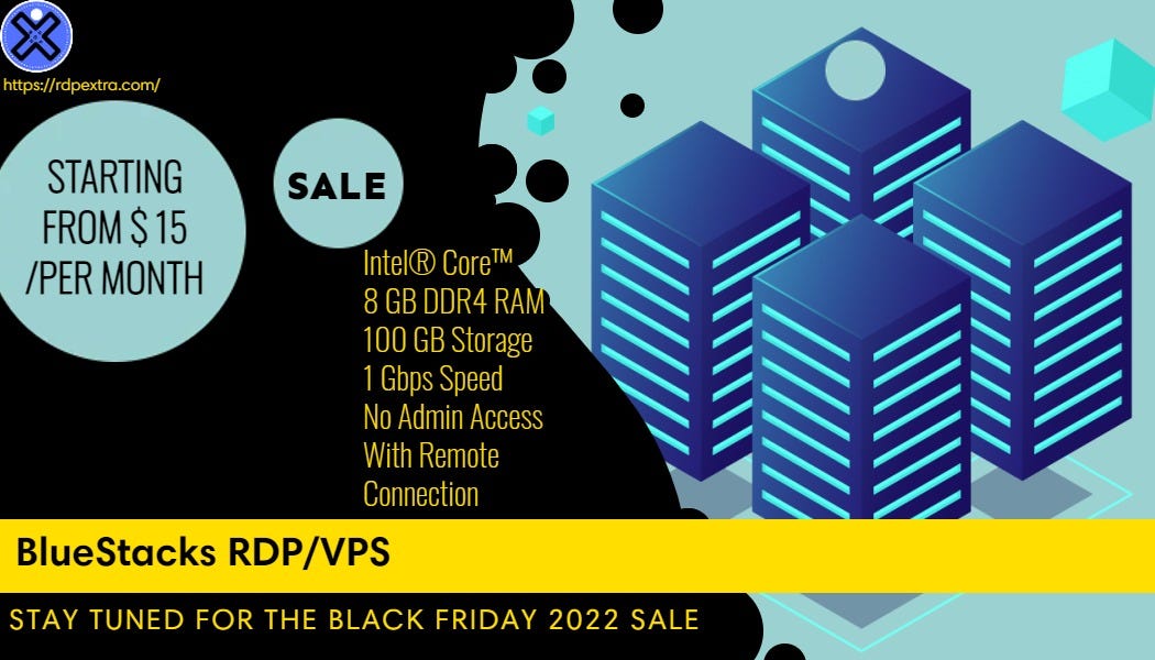 BlueStacks RDP/VPS - Andrewrdpextra - Medium