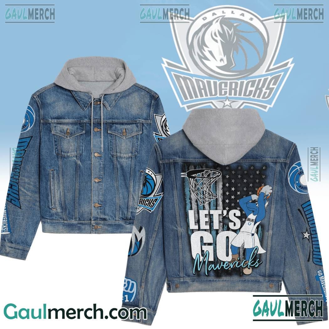 Dallas Mavericks Basketball Team Jean Jacket Hoodie | by Nice Gifts ...