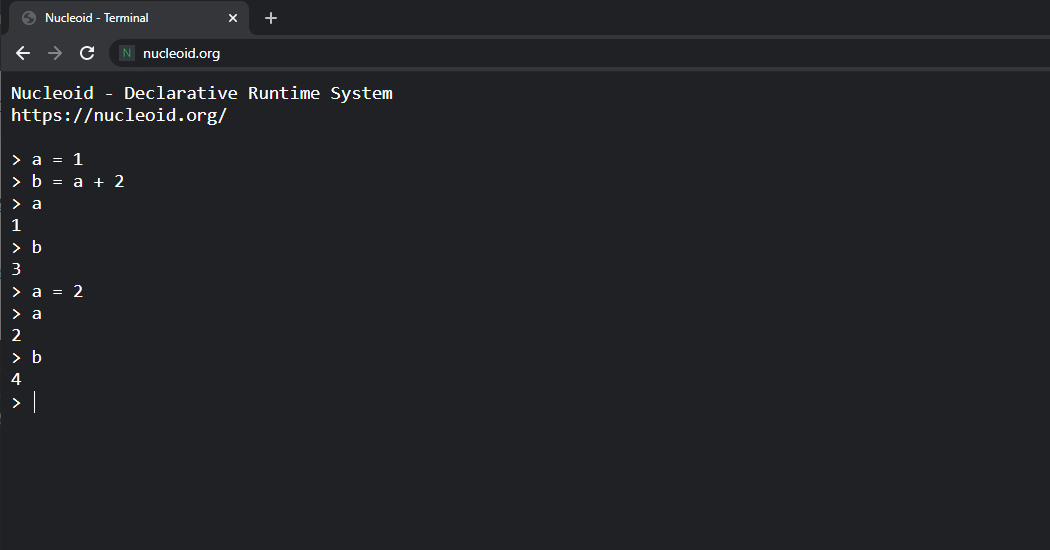 Hello World with Nucleoid. Nucleoid is a runtime environment that… | by ...