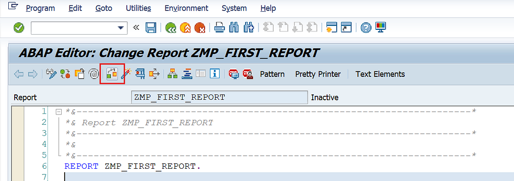 SAP ABAP Rapor Oluşturma (SE38)|İlk Program - SAP, SAP Blog
