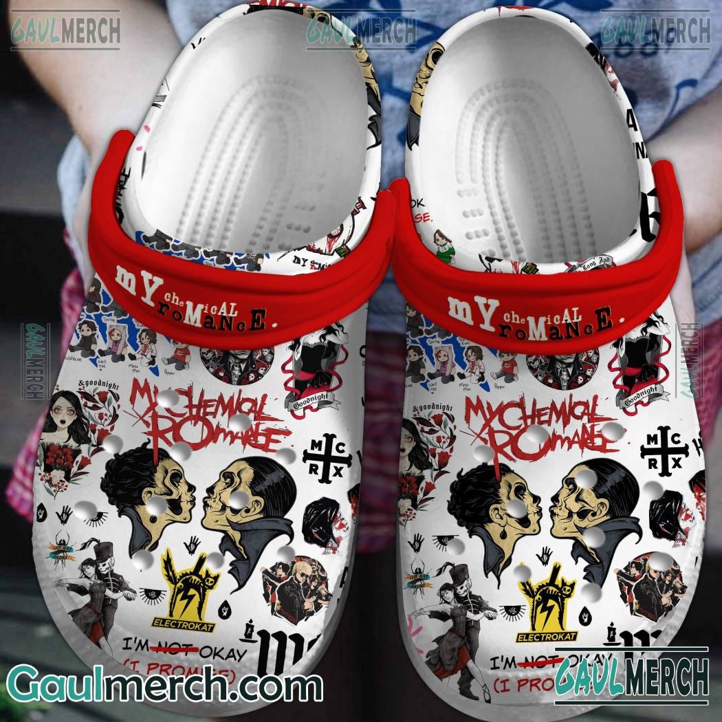 Step Into MCR Vibes I’m Not Okay, I Promise’ Crocs Clogs | by Henwlove ...