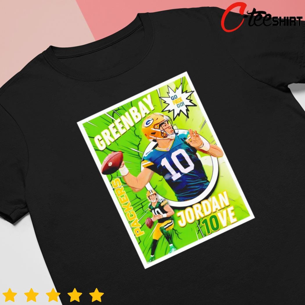 Jordan Love 10 Green Bay Packers go pack go shirt | by Cteeshirtfashion ...