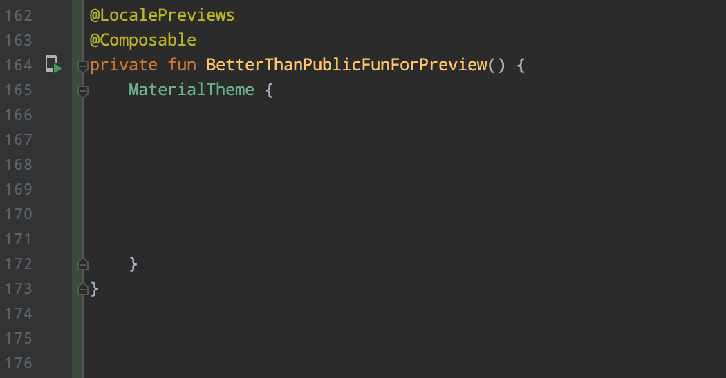 Do you mark your Compose preview functions as private? | by Ryan W | Medium
