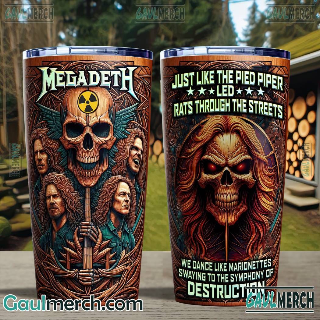 Rock out with our Megadeth Just Like The Pied Piper Led Rats Through ...