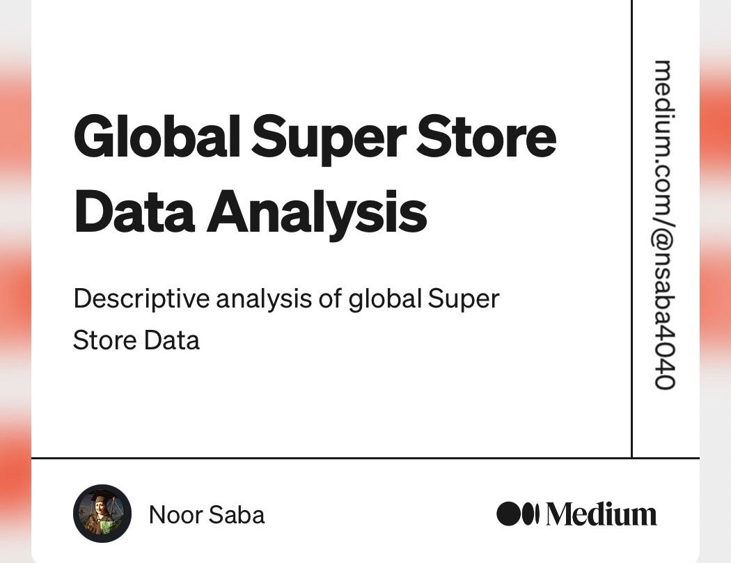 Global Super Store Data Analysis. Descriptive analysis of global Super ...