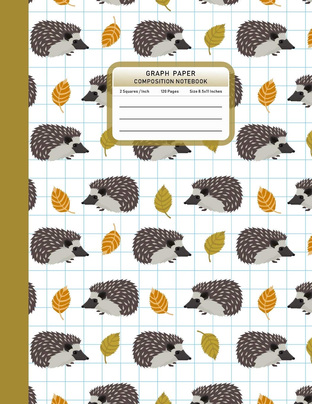 [PDF][BEST]} Graph Paper Composition Notebook: Hedgehogs Pattern 1/2 ...
