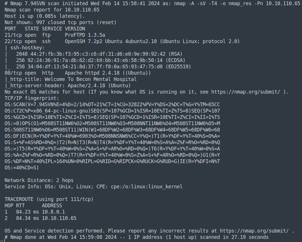 Tryhackme-Psycho Break WriteUp. first we start with our nmap scan: | by ...