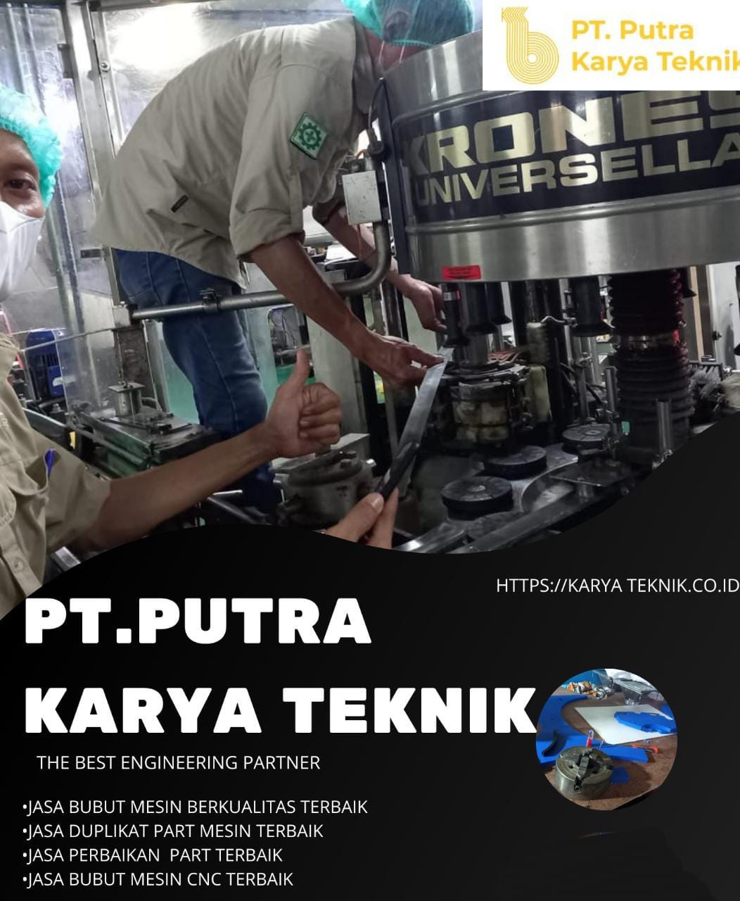 CNC BERGARANSI, CALL 0813–1630–9625,bengkel bubut Terpercaya kebutuhan ...