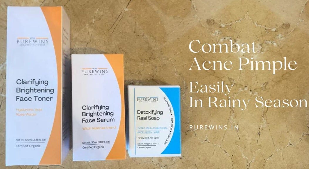 Combat Acne Pimple Easily In Rainy Season - Purewins - Medium