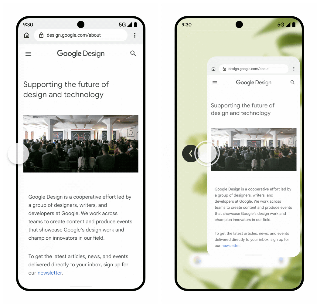 Predictive back gesture in Android | by Android & Node js | Medium