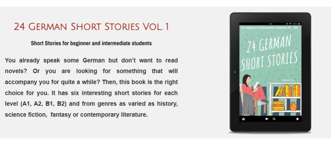 24 German Short Stories PDF + Audios | by Rudy Suherman Vespa Kita ...