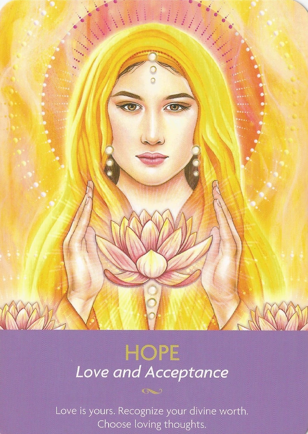 Hope. Your daily Oracle Card | by Samritchieangelguide | Medium