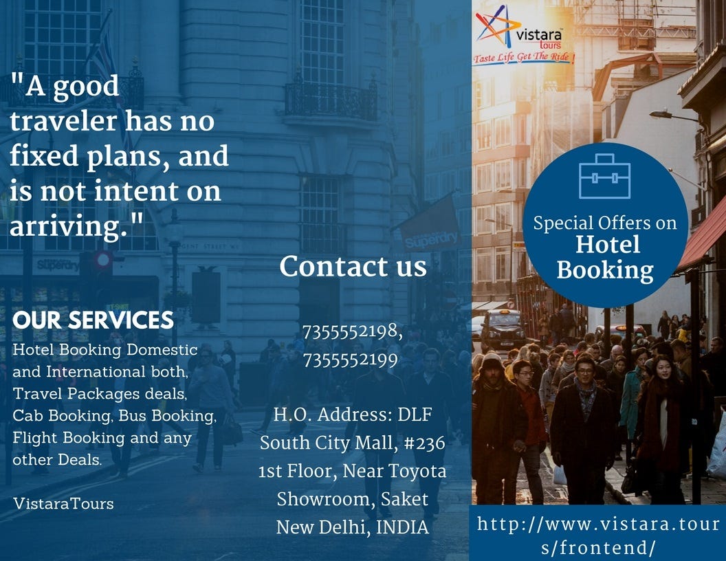 Travel Packages Deals. Find your Best Deals from 1000 of… | by Vistara ...