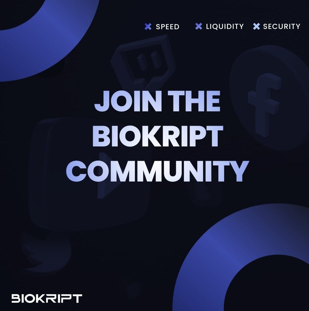 Biokript Token Overview | by Chulakwo | Medium Biokript Token Overview | by Chulakwo | Medium