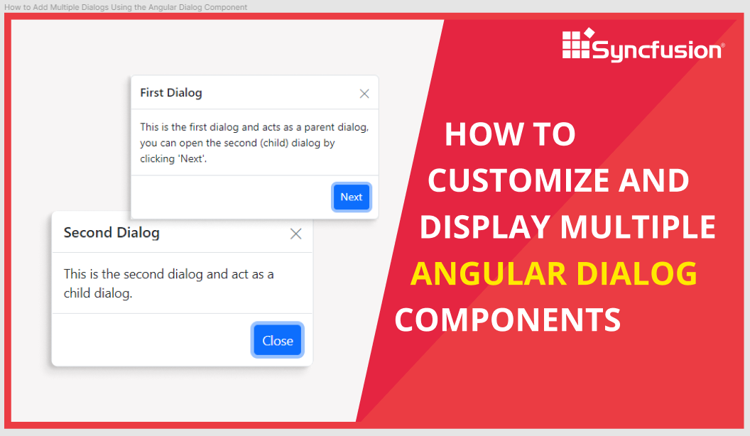 How To Customize And Display Multiple Angular Dialog Components Arun Raj Medium