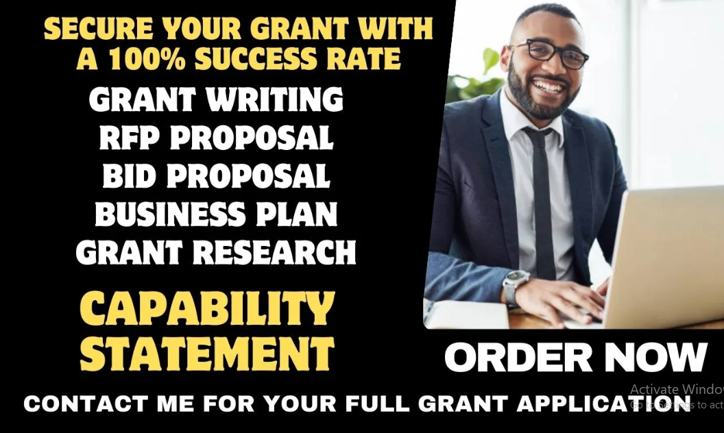 I will do grant writing, bid proposal, government contracts, rfp ...