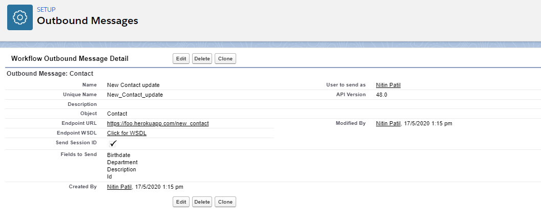 Salesforce Fire & Forget Integration using Outbound messages | by Nitin ...