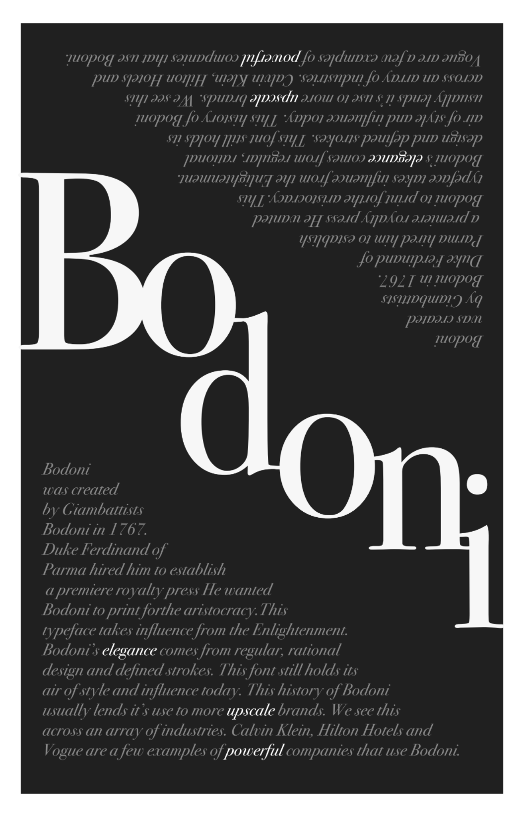 Bodoni Font