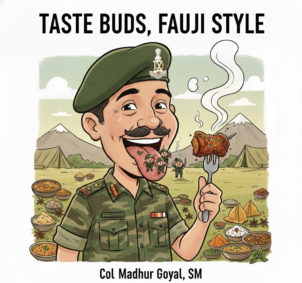TASTE BUDS : “FAUJI” STYLE. What is your favorite food to eat? | by Col ...