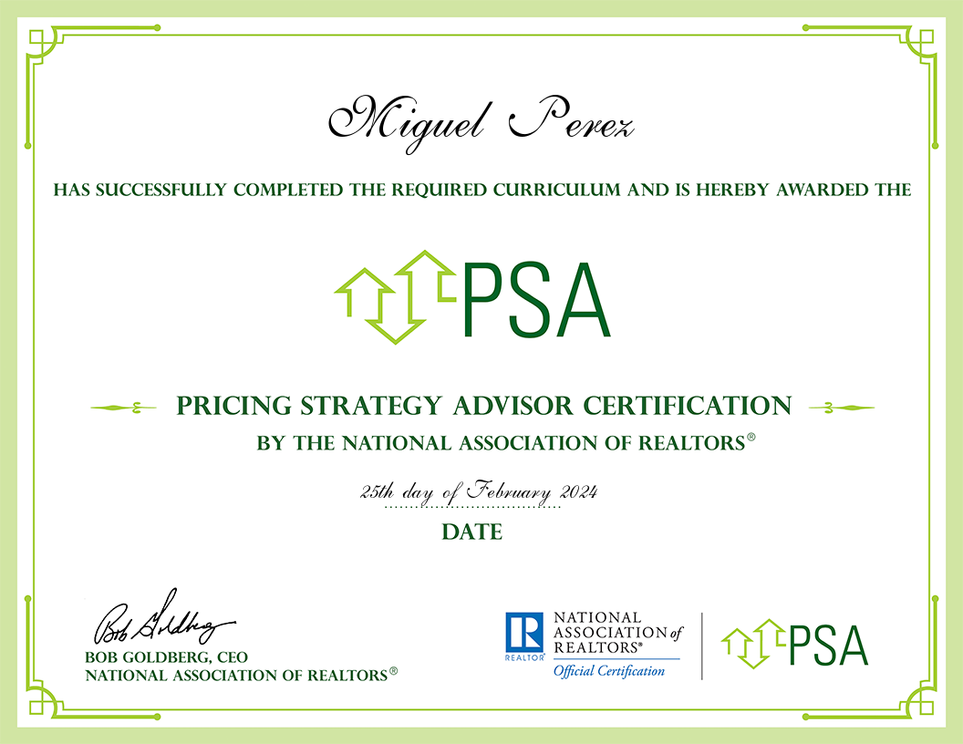 Elevate Your Real Estate Experience with Miguel Perez, P.A REALTOR ...